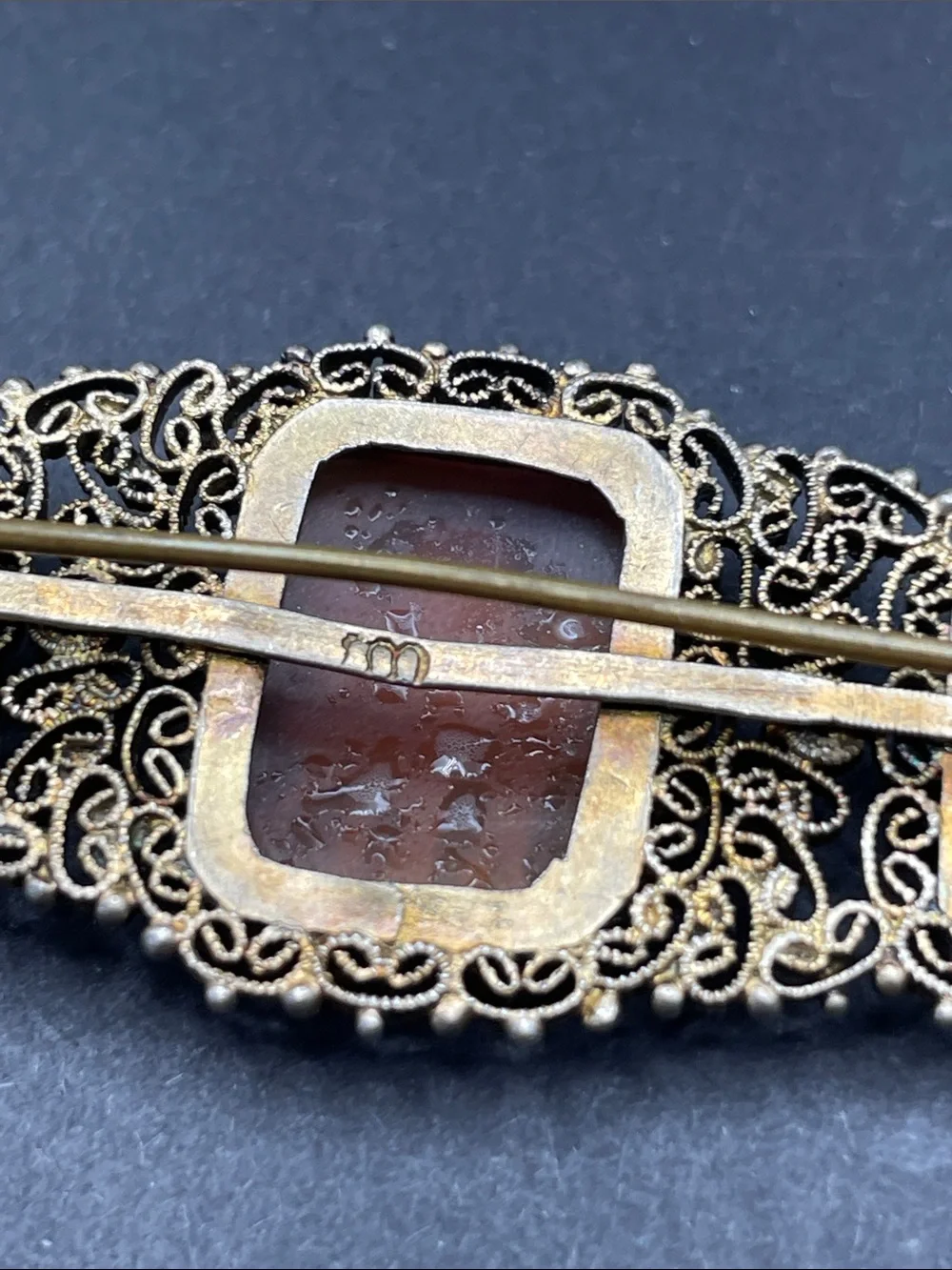 Unbranded | Jewelry | Vermeil 80 Three Graces Shell Cameo Brooch ...